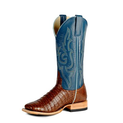 Ladies Post Oak Caiman Western Boots – Exotic Style | Howell Western Wear